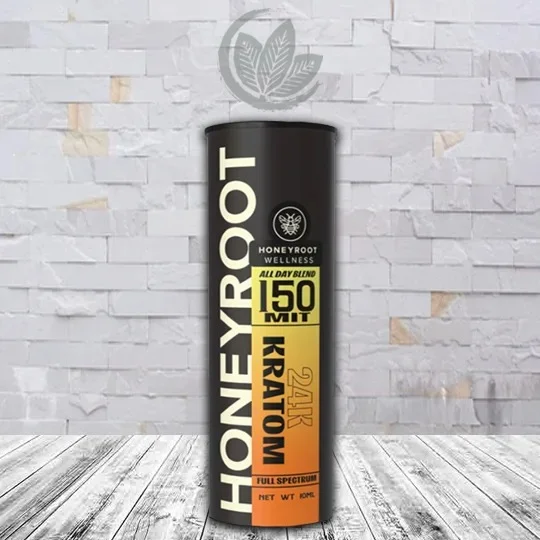 Honeyroot Full Spectrum 24K Blackout Kratom Shot 150mg - Great Kratom Shop