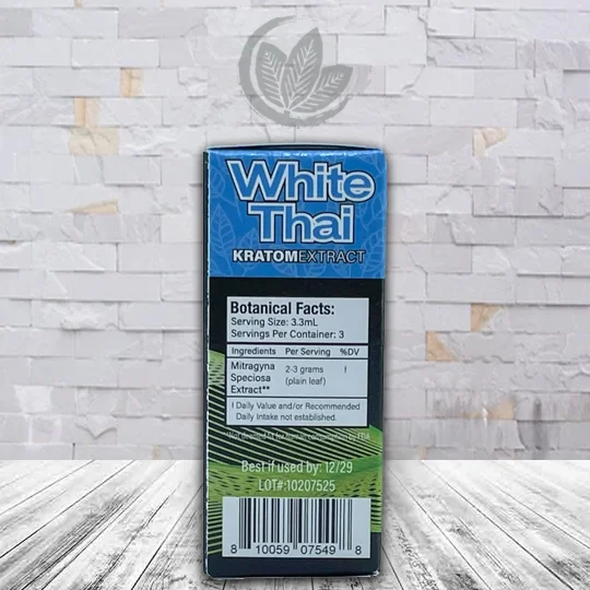 Krave Botanicals White Thai Kratom Extract Shot - Great Kratom Shop